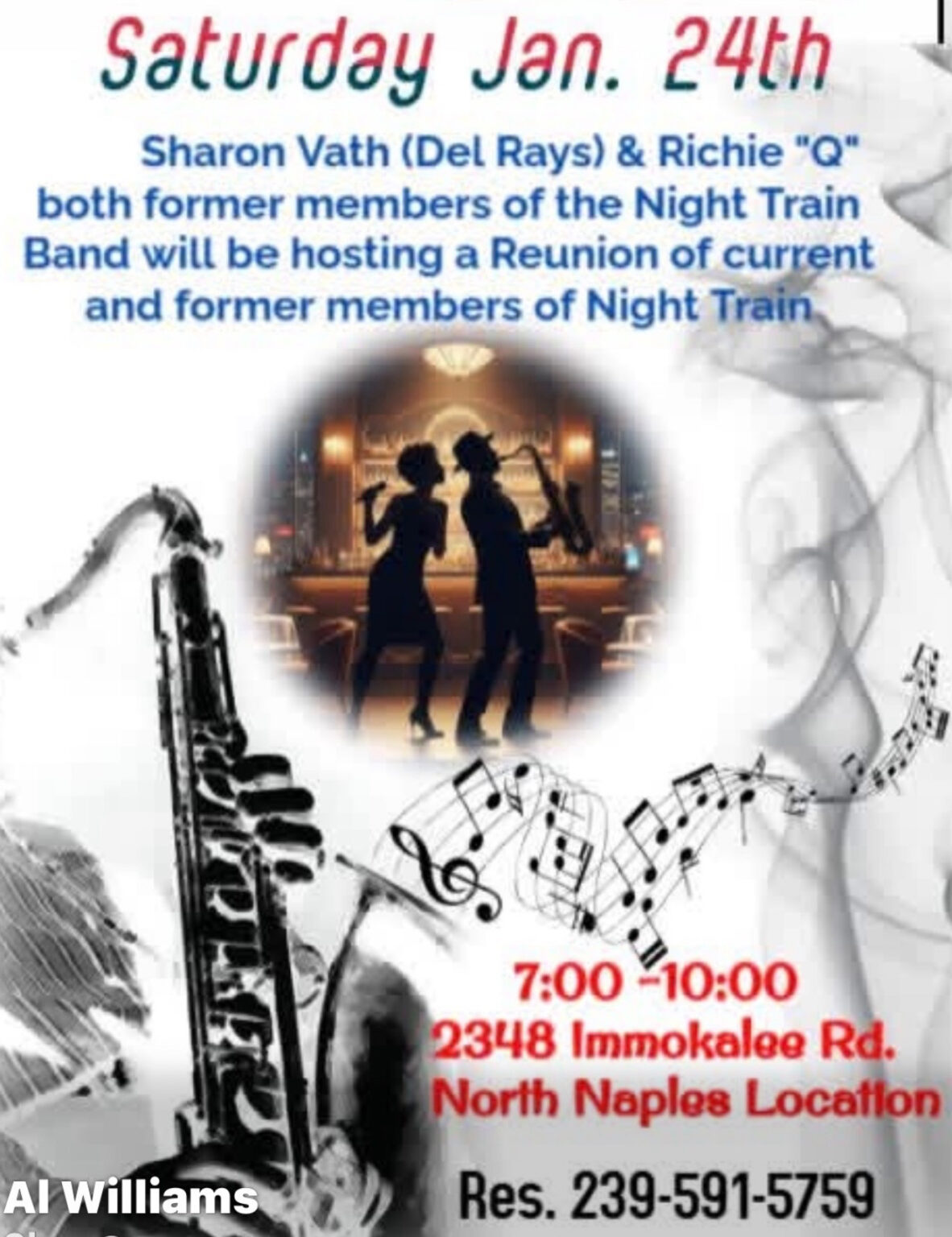 Night Train Band Reunion - Aqua Restaurant